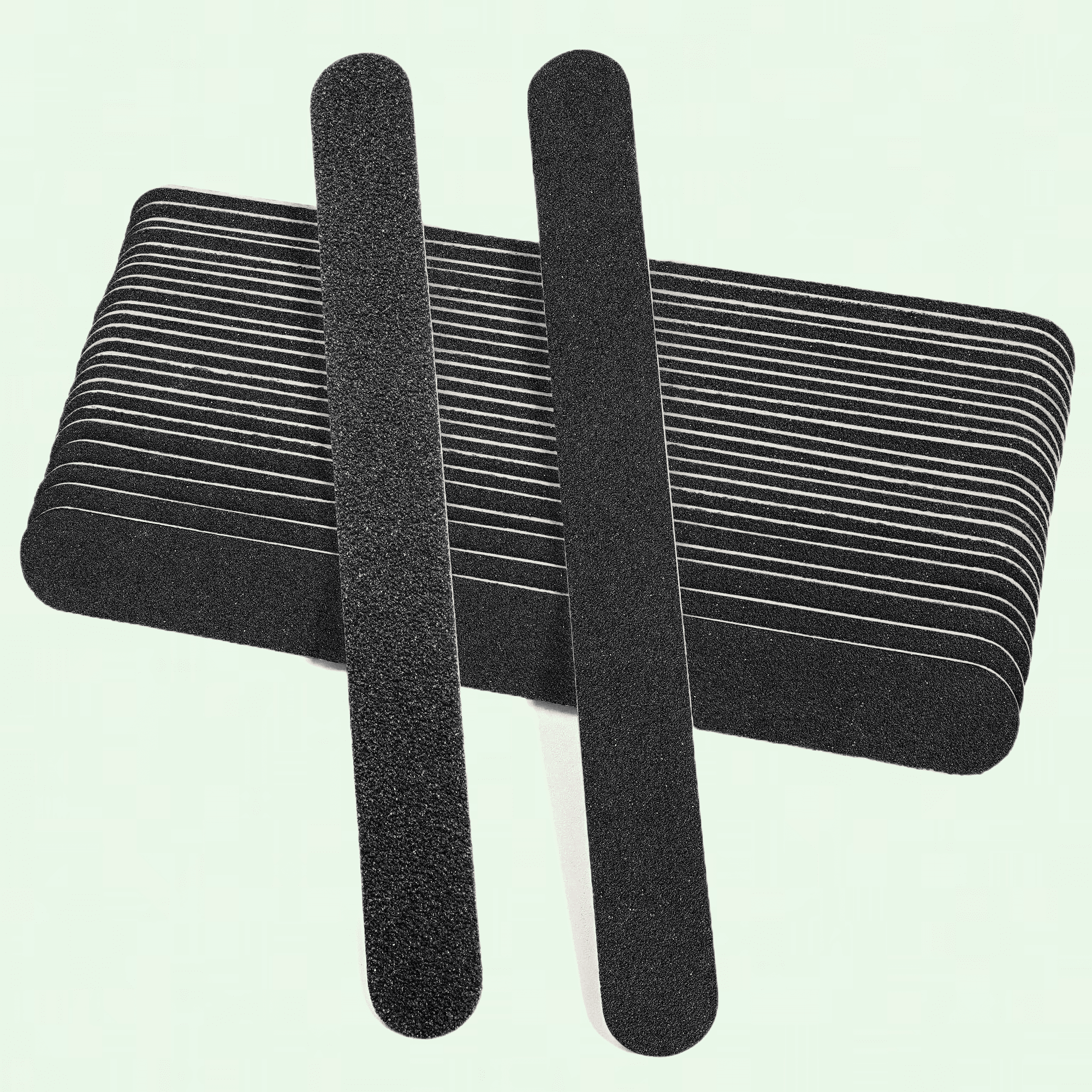 25PCS Thin Emery Board Nail File, 100/180 Grit, for Natural Nails, Home ...