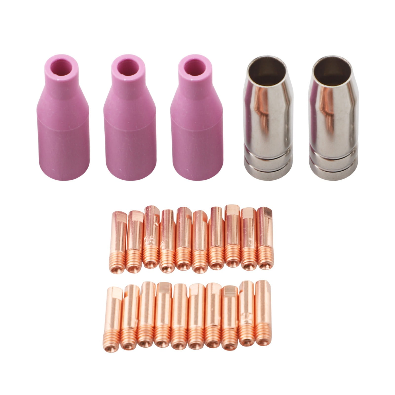 25PCS for MIG for MB15 for 15AK Contact Tips 0.8/1.0mm Welding Torch accessories - Walmart.com