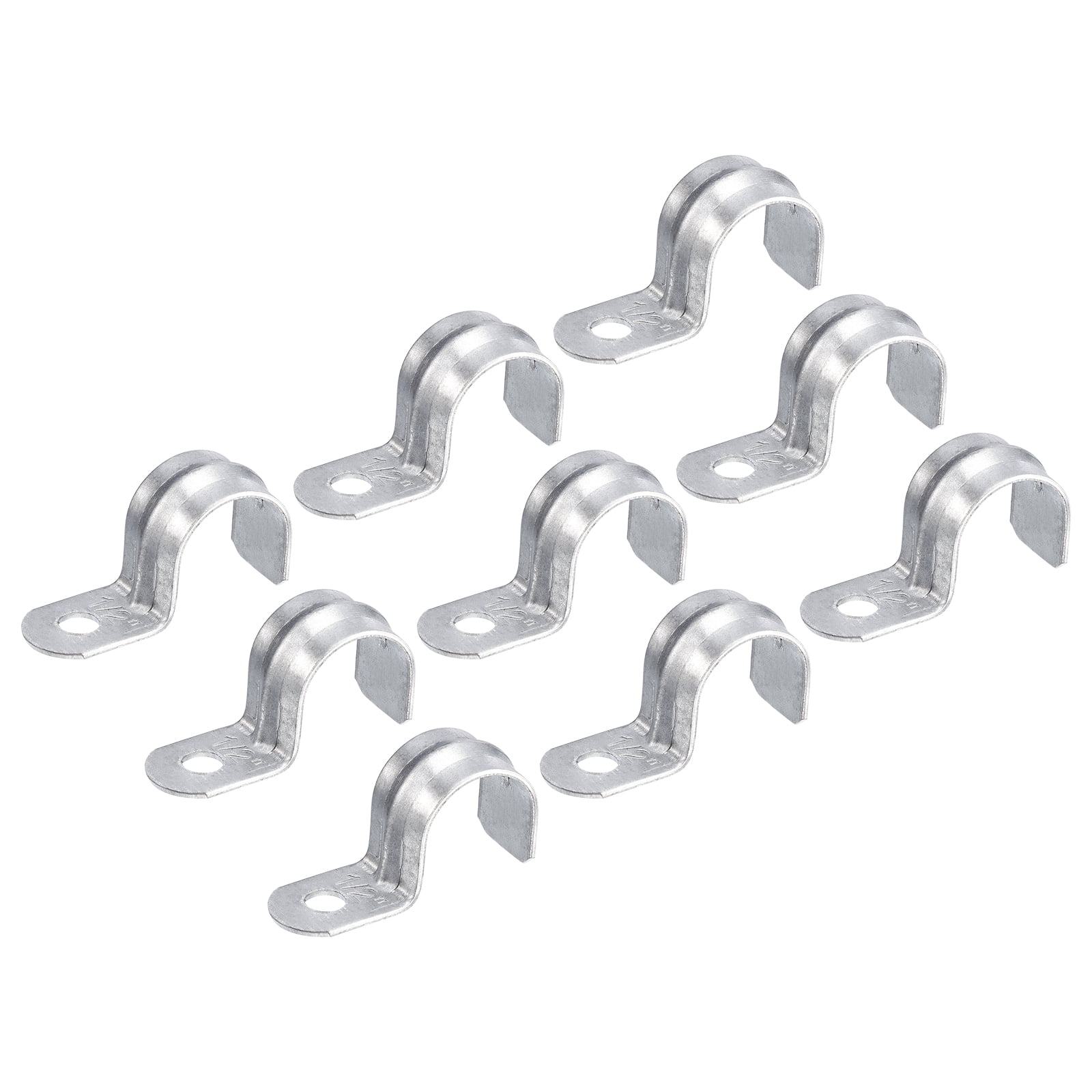 25Pack 20mm Pipe Straps One Hole Straps Zinc Plated Steel Pipe Clamp ...