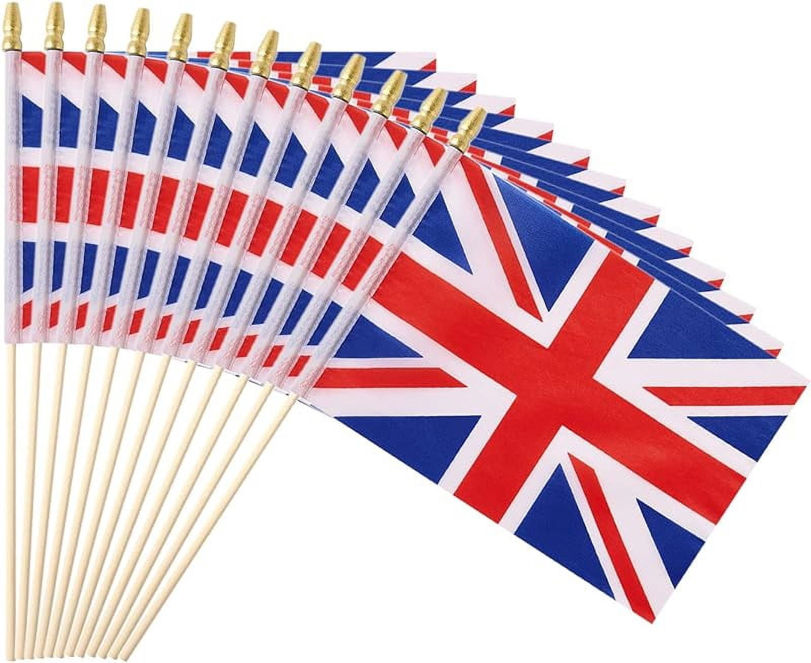 25Pack Small American Flag Mini Usa Flag On Stick Handheld Us Flag For ...