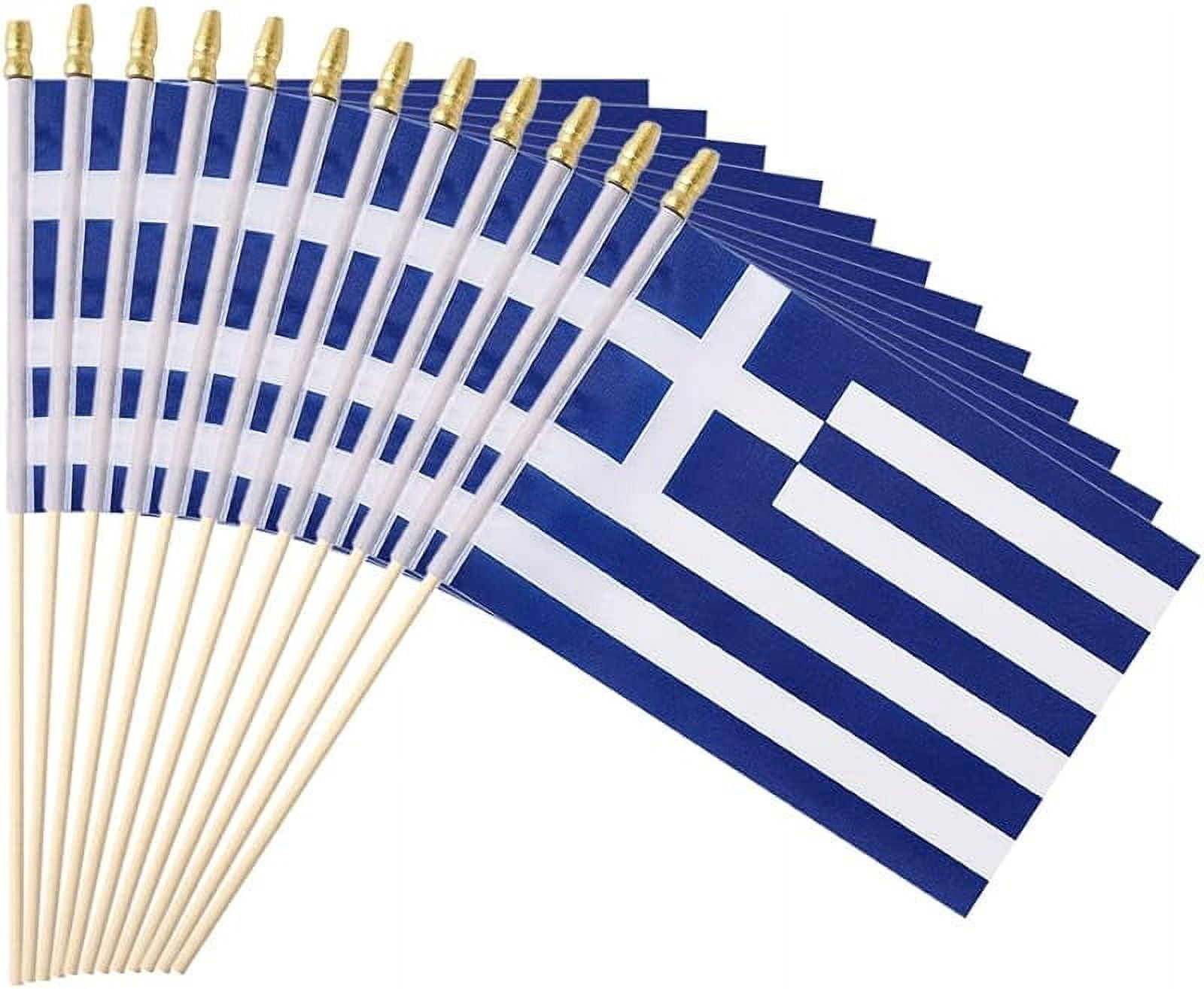 25Pack Small Ireland Flag Handheld Mini Irish Flag on Stick 5x8 Inch ...