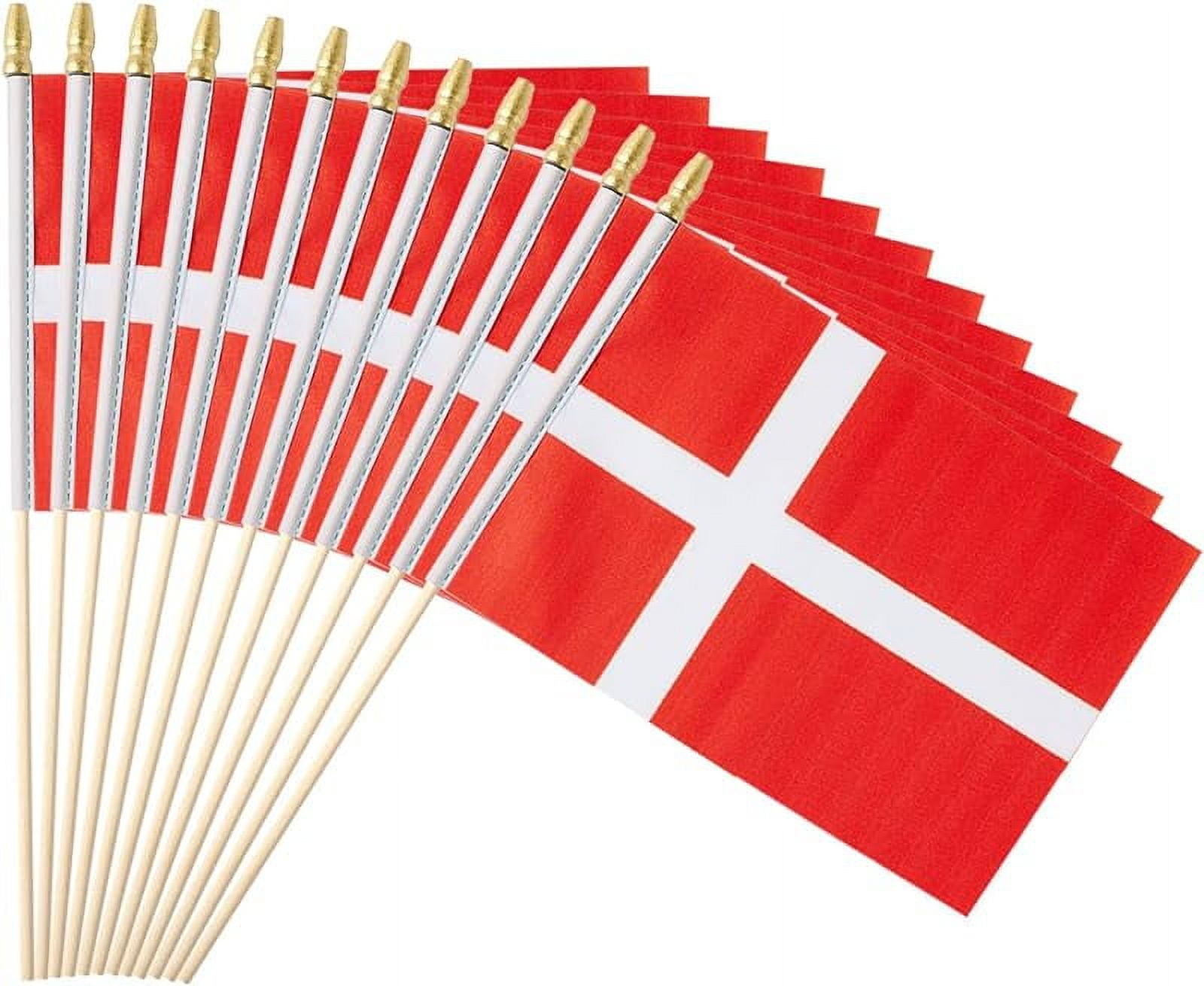 25Pack Small Ireland Flag Handheld Mini Irish Flag on Stick 5x8 Inch ...