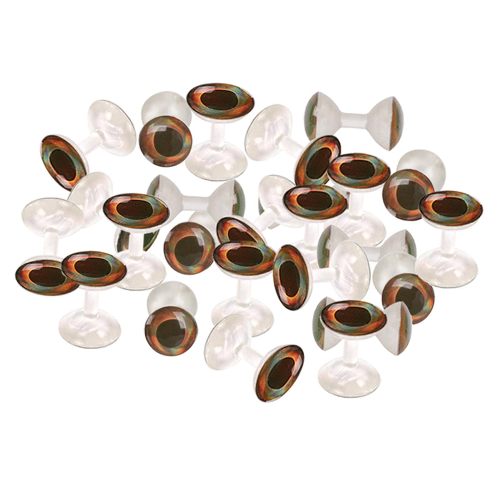 25Pc Fly Tying Beads Brass Dumbbell with Eyes Fly Tying /8/10mm Fly 8mm ...