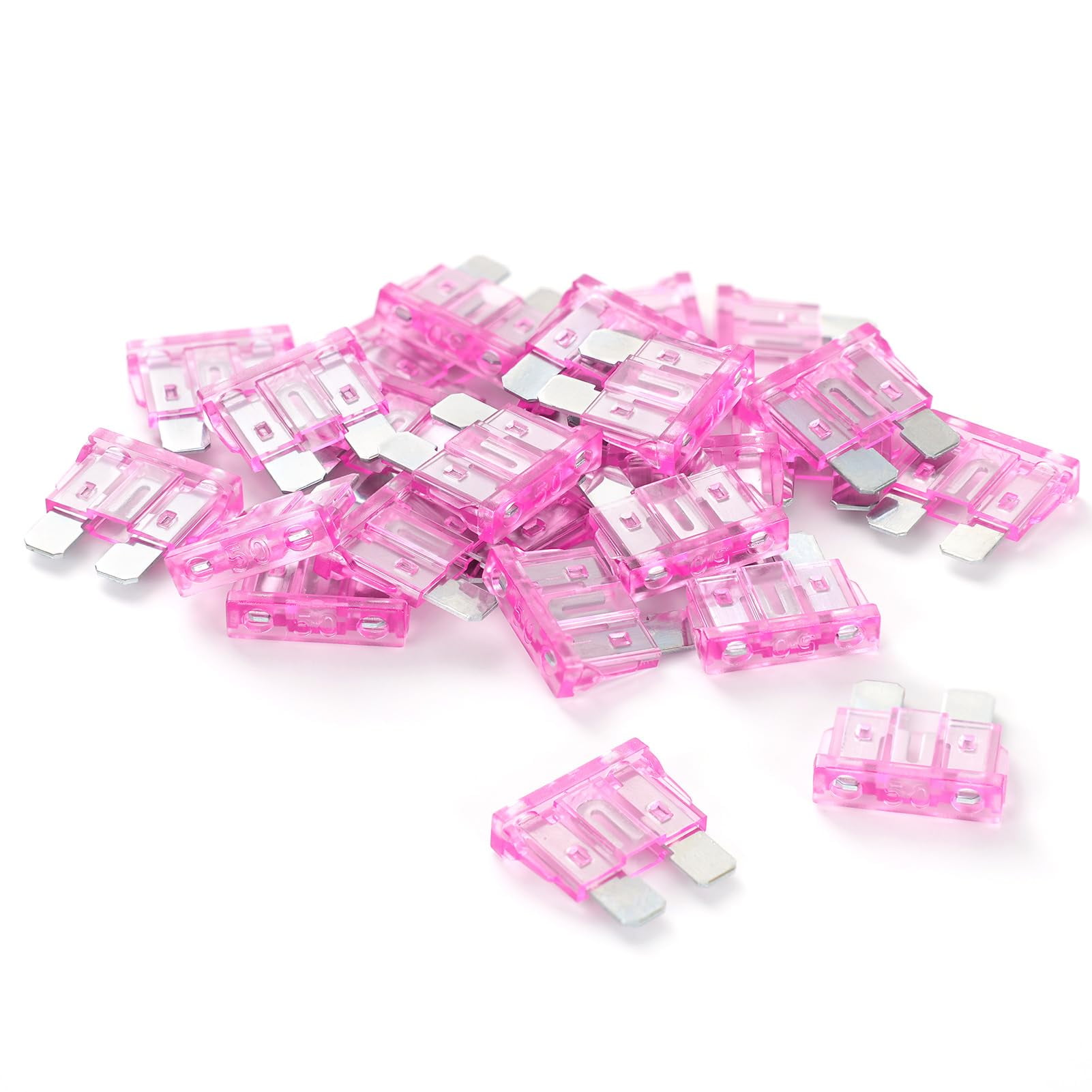 (25Pcs) 1 Amp Standard Car Fuses, 1A Automotive Fuse(ATO/ATC), Blade ...