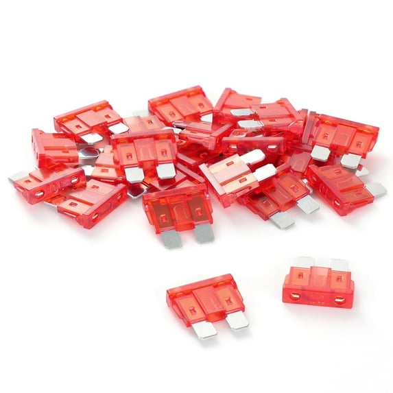 (25Pcs) 10 Amp Standard Car Fuses, 10A Automotive Fuse(ATO/ATC), Blade ...