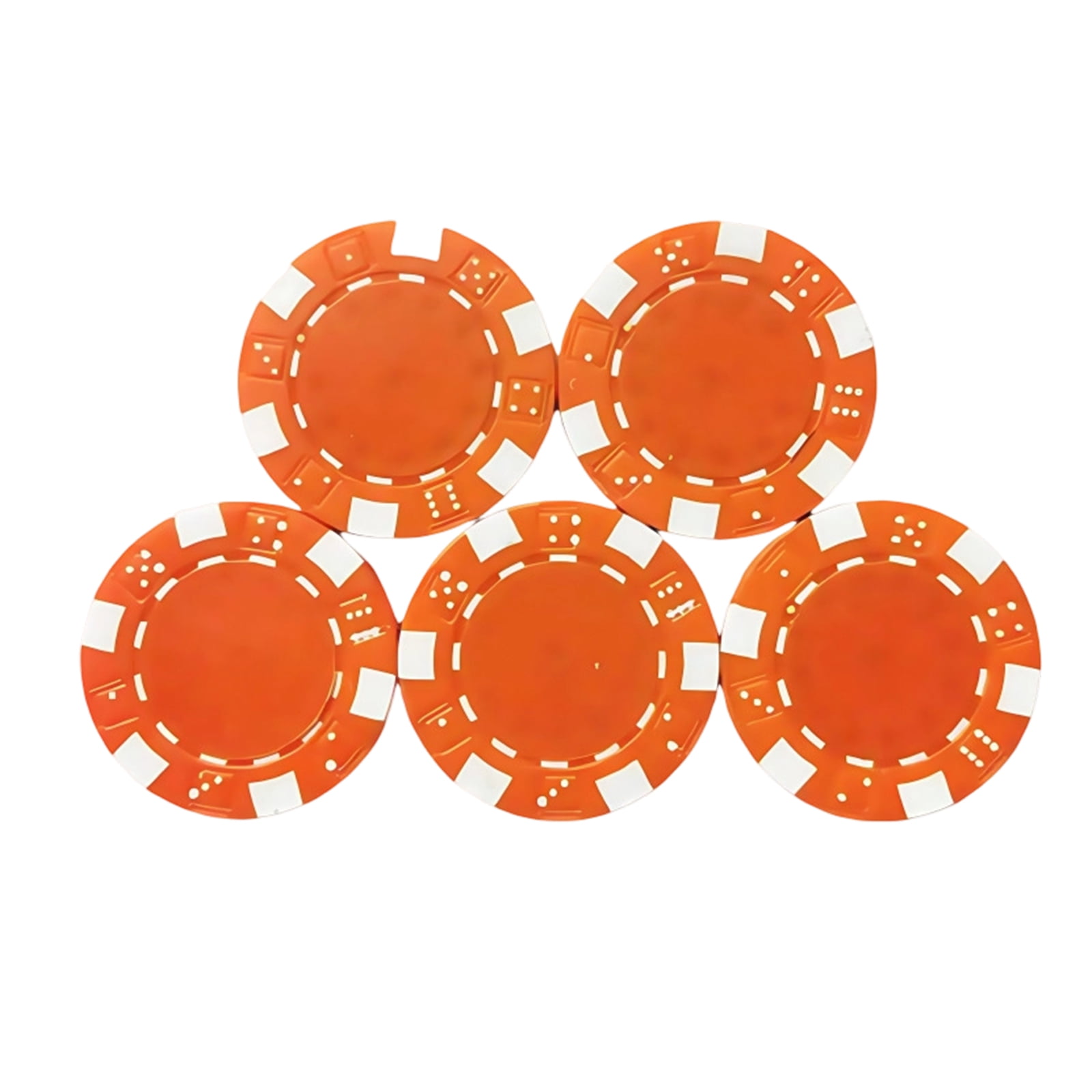 25Pcs 11.50g Professional Plastic Poker Chip Teaching Coin Card Game ...