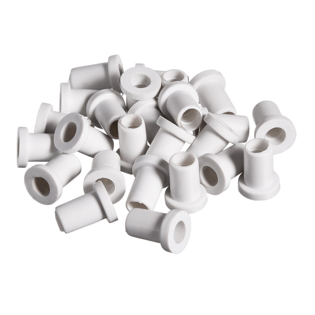 25Pcs 5mm Inner Dia PVC Strain Relief Cord Boot Protector Cable Sleeve ...