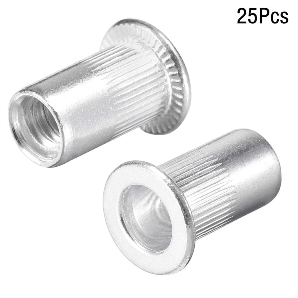 25Pcs Aluminium #10-24 #8-32 #6-32 Rivnuts Rivet Nuts Threaded Insert ...