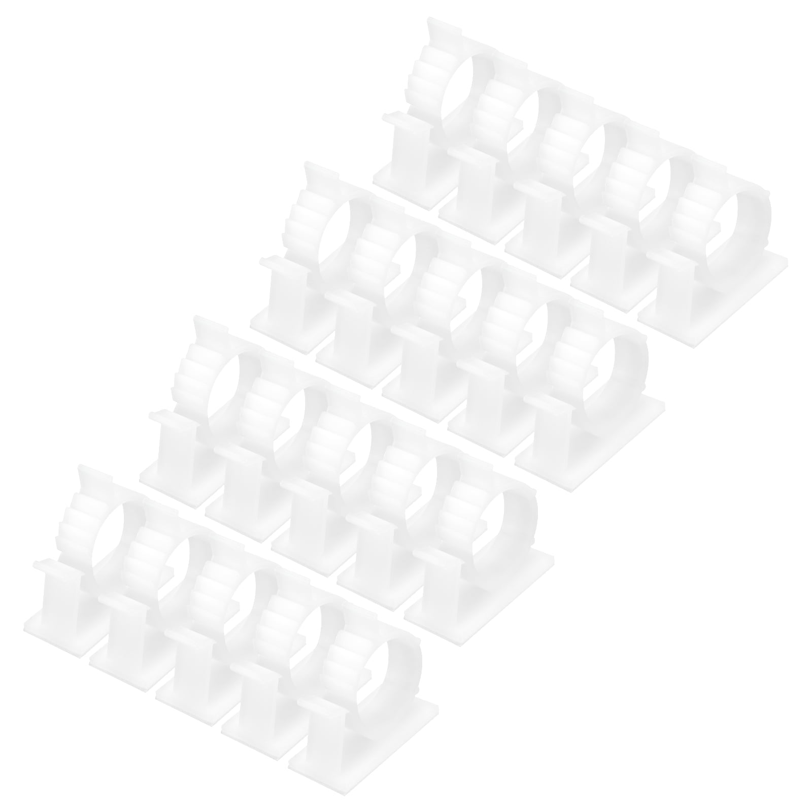 25Pcs Cable Management Clips, 22-25mm Dia Self Adhesive Nylon Wire ...