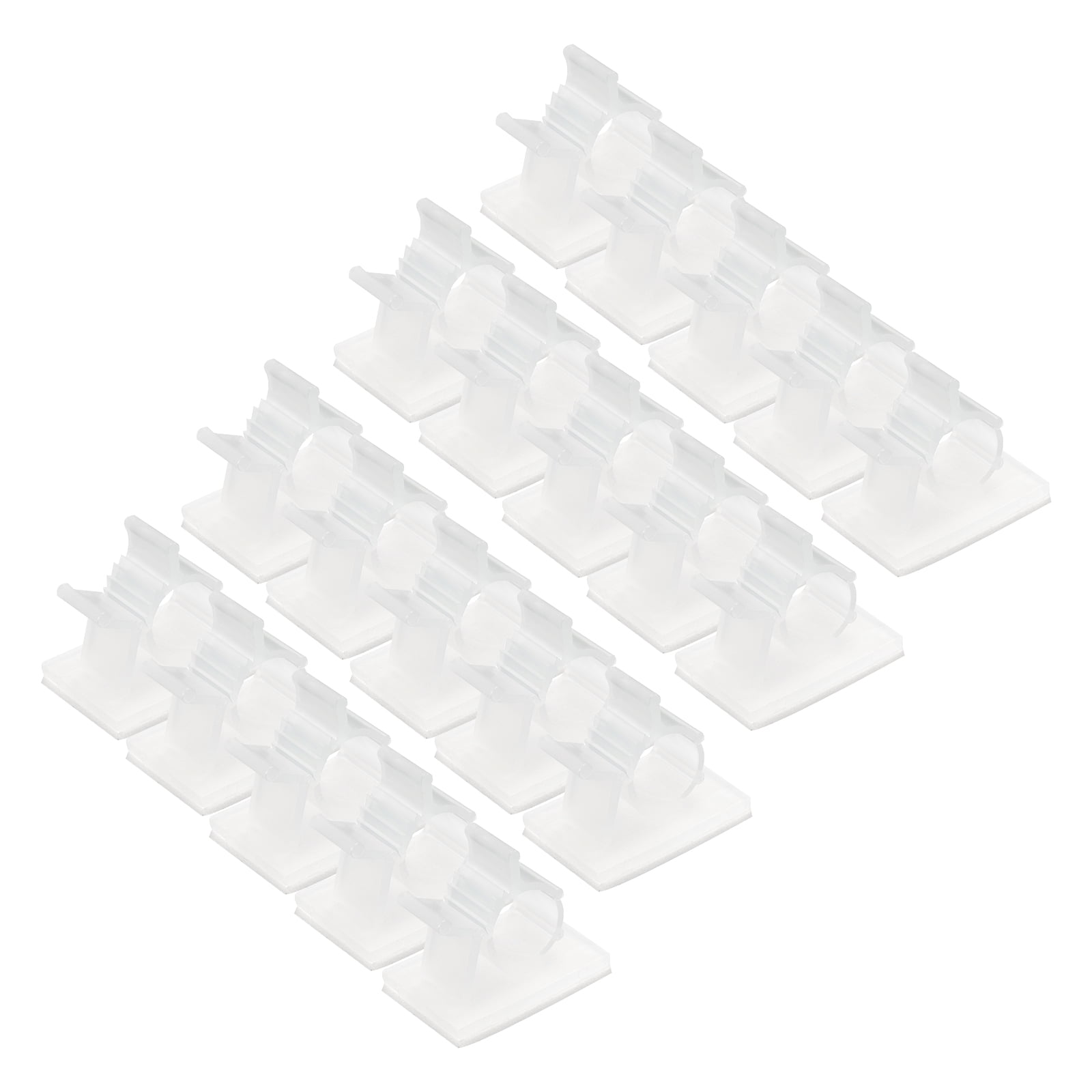 25Pcs Cable Management Clips, 8-10mm Dia Self Adhesive Nylon Wire ...
