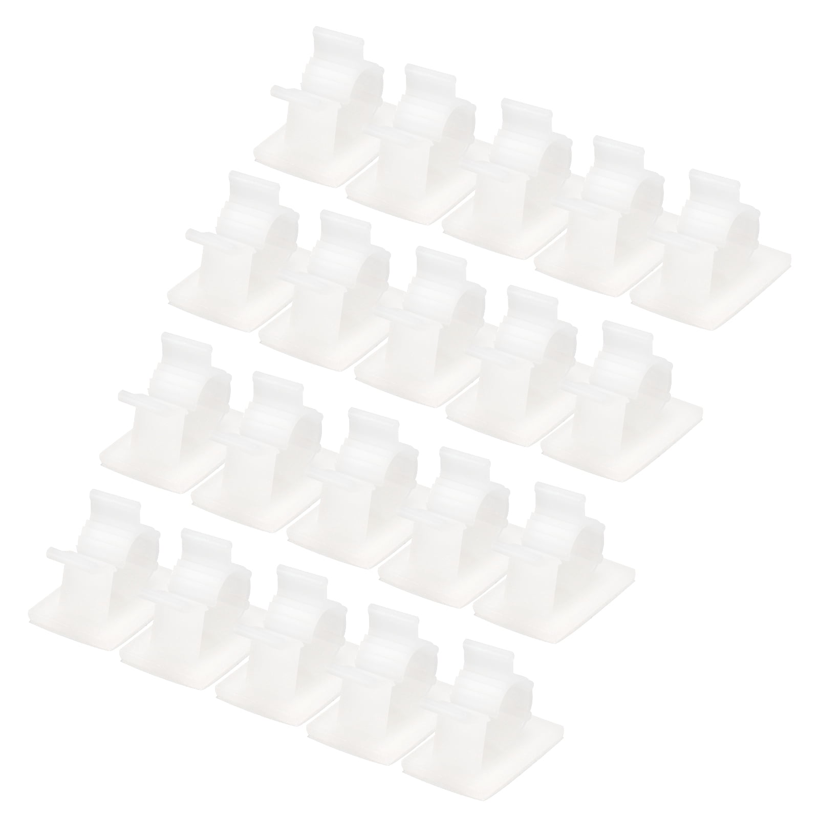 25Pcs Cable Management Clips, 8-10mm Dia Self Adhesive Nylon Wire ...