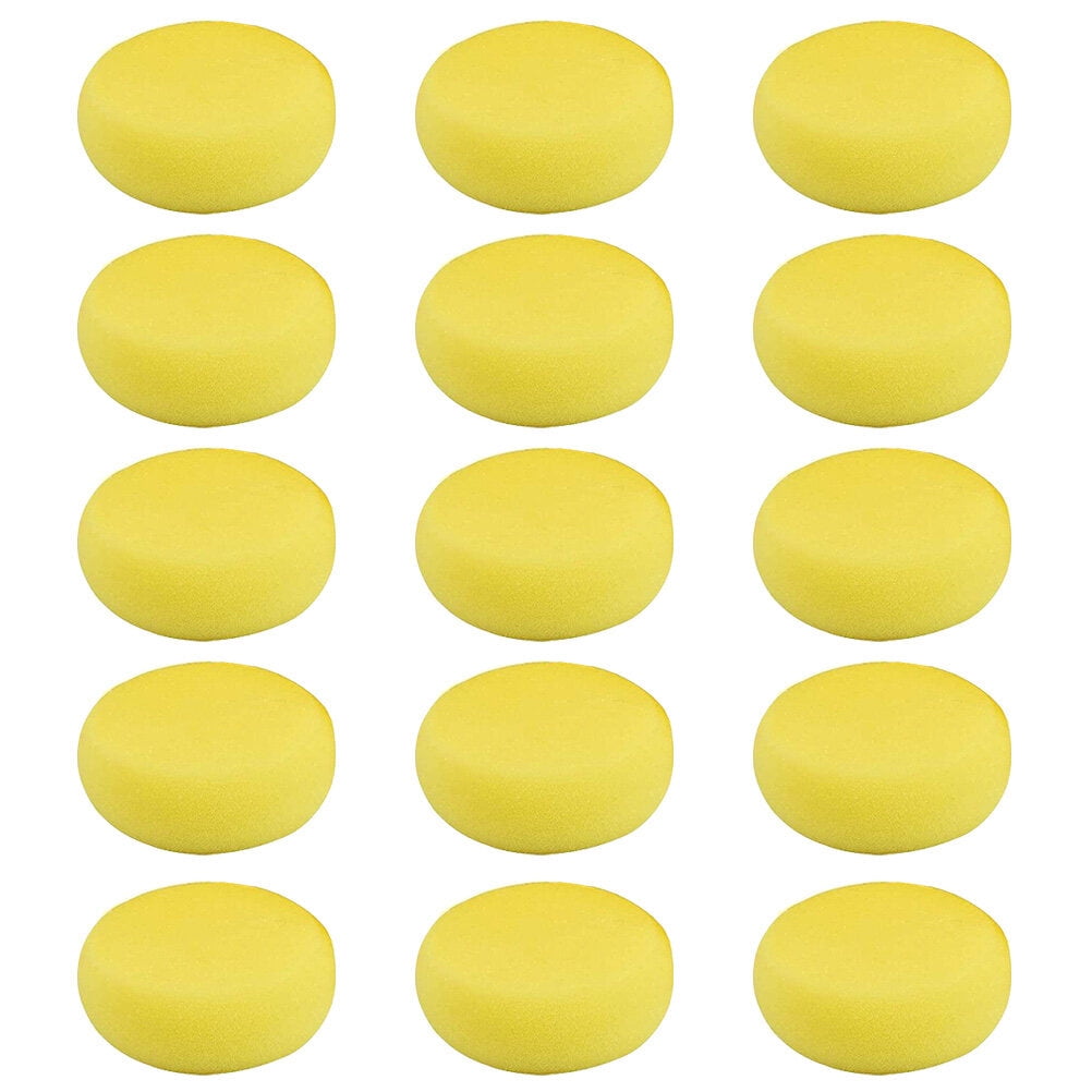 Yellow Paint Sponges for Kids with Strong Ink Absorption Capacity 25Pcs ...