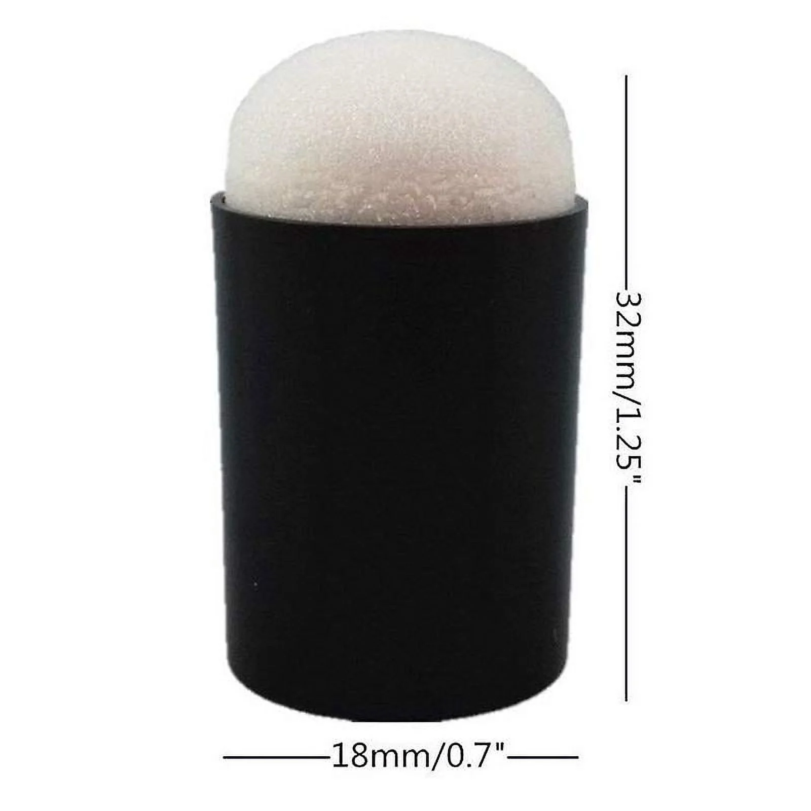 25Pcs Finger Sponge Dauber Painting Ink Pad Stamping Brush Craft Case ...