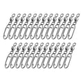 25Pcs Fishing Clip Bearing Swivels Quick Connector Power Clips Swivels ...