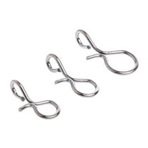 Colaxi 100x Fly Fishing Snap No Knot Snaps Fishing Hook Snap Connector ...