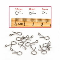 Colaxi 100x Fly Fishing Snap No Knot Snaps Fishing Hook Snap Connector ...