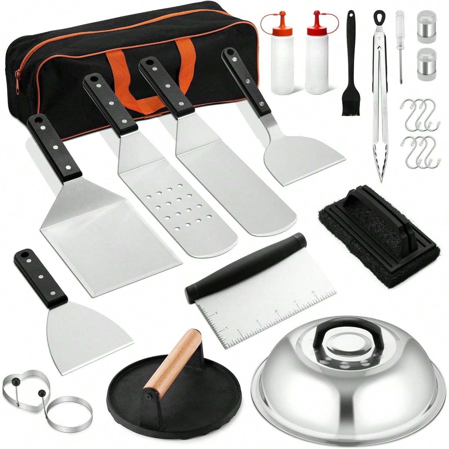 25Pcs Griddle Accessories Kit, Leonyo Flat Top Grill Accessories ...