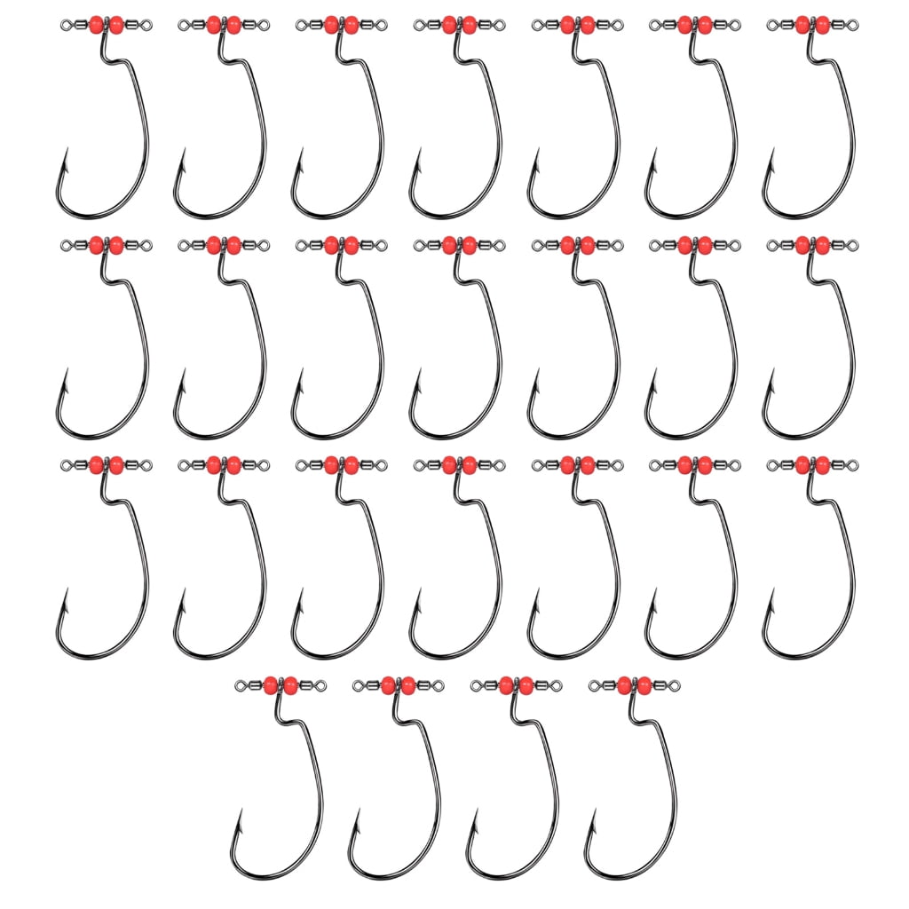 25Pcs In Line Drop Shot Rig Drop Shot Swivels Hook Quick Install ...