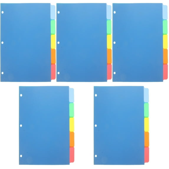 25Pcs Office Binder Dividers Convenient Notebook Dividers Daily Use Tab ...