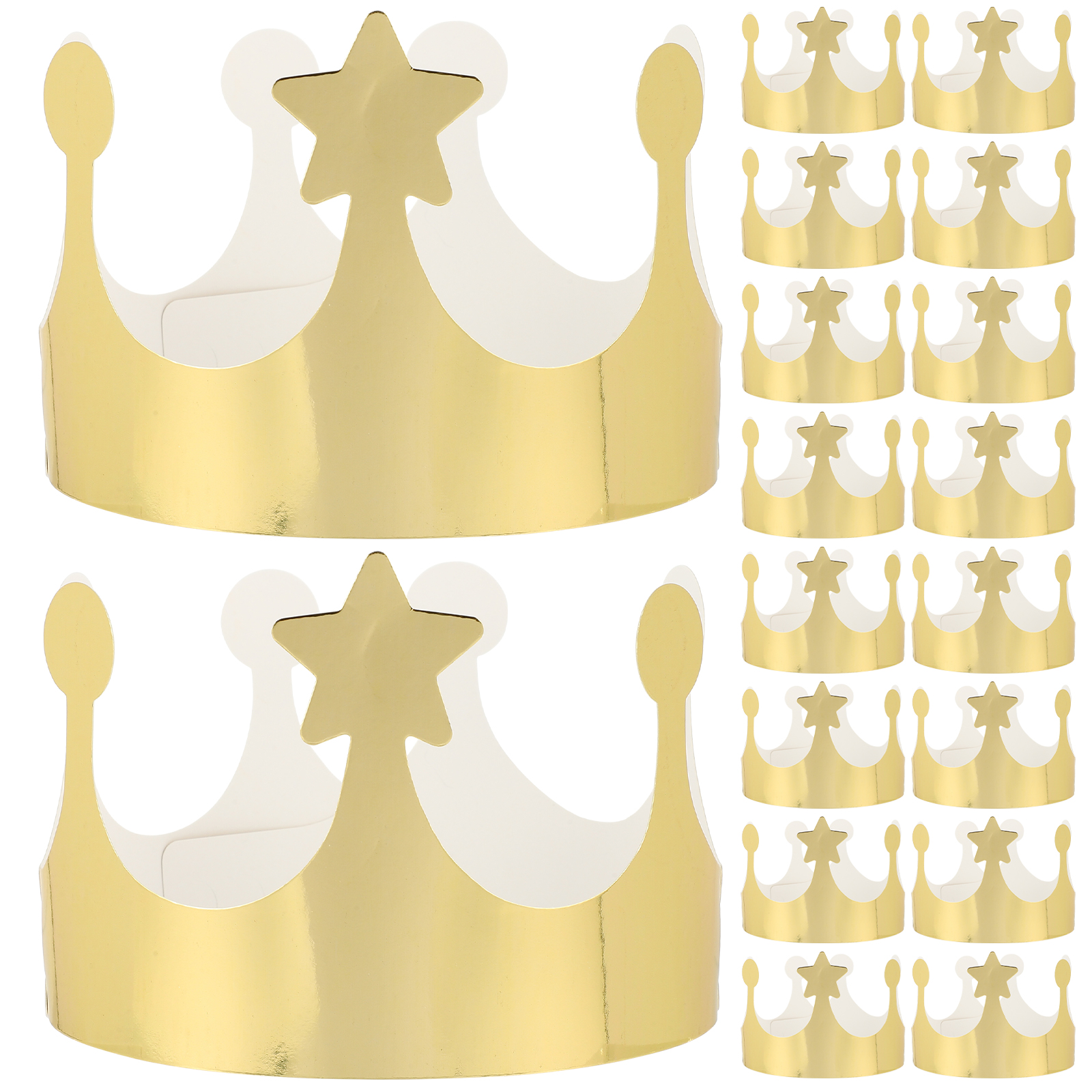 25Pcs Paper Crowns for Birthday Celebration Paper Crown Party Hats for ...