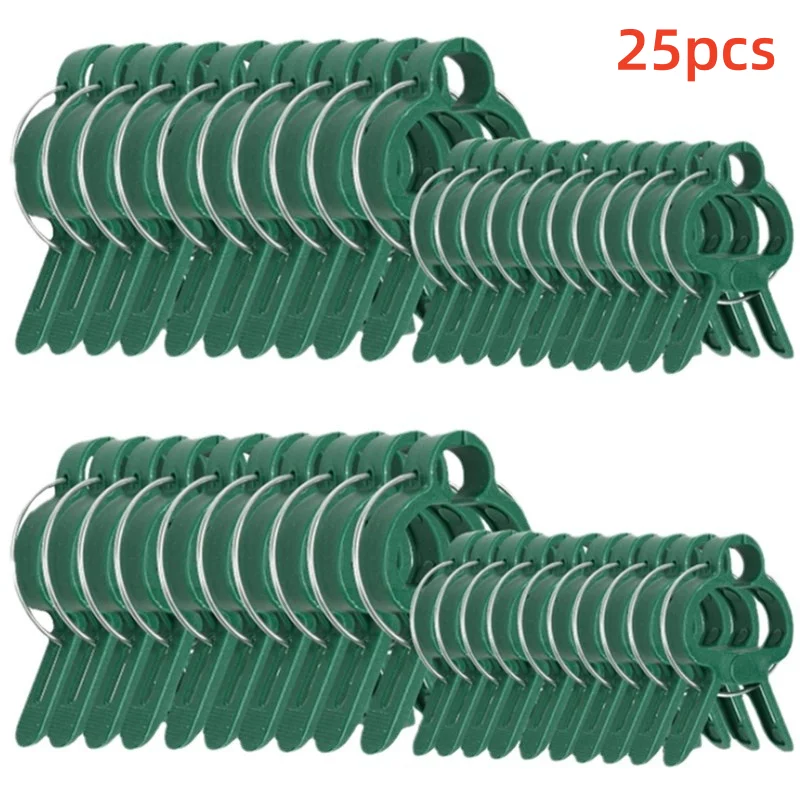 25Pcs Plant Fixed Clips Reusable Garden Greenhouse Bracket for Fixed ...