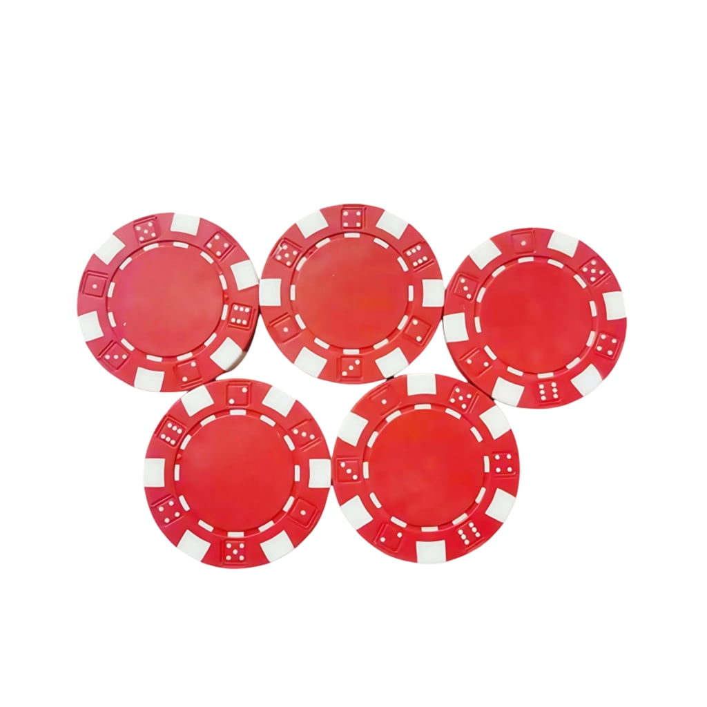 25Pcs Poker Chip Set Roulettes Game Bingo Chip Plastic Casinos Poker ...