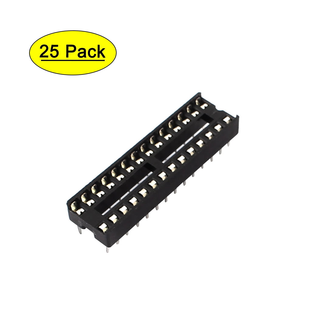 25Pcs Solder Type 28-PIN DIP Integrated Circuit IC Sockets Adaptor ...