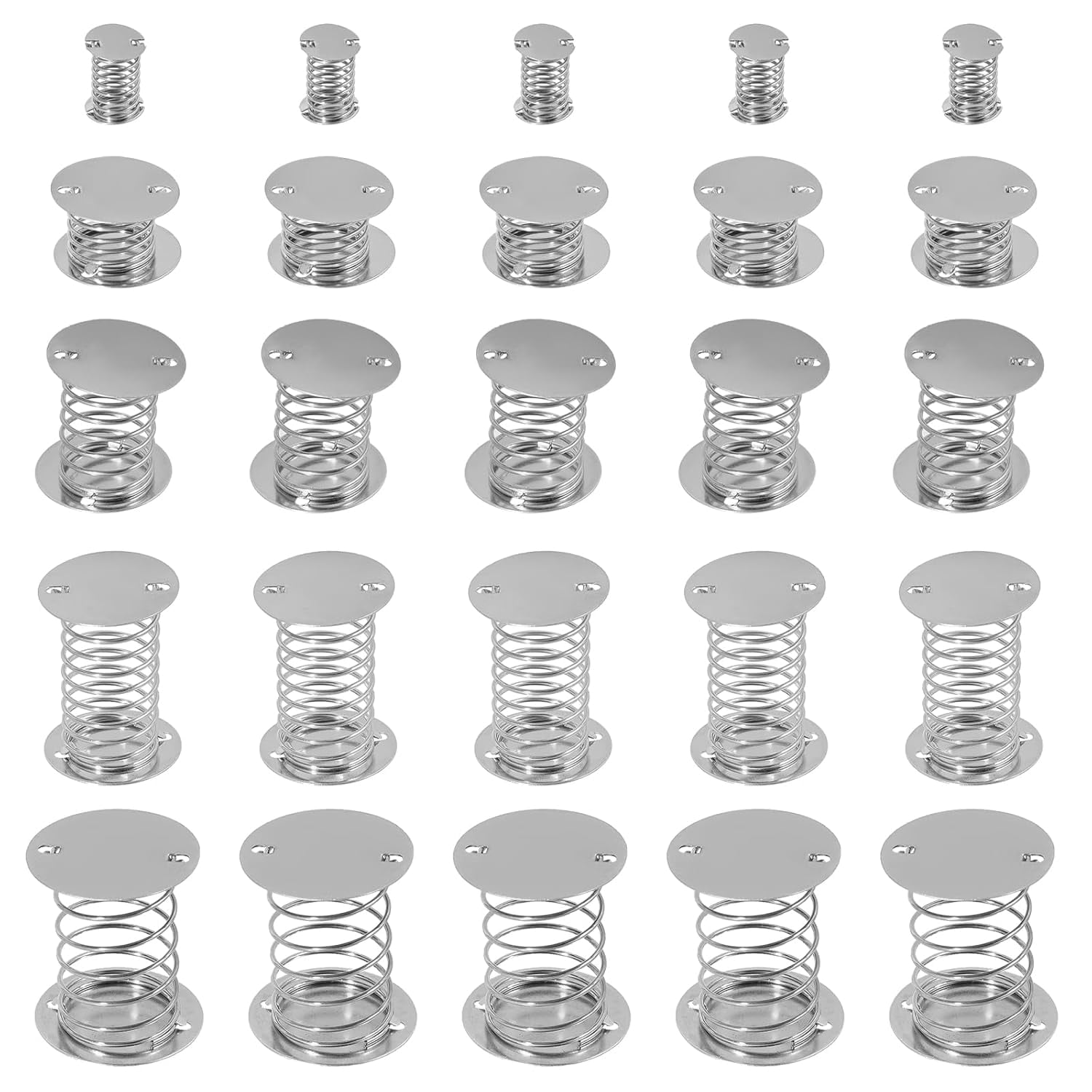 25Pcs Spiral Wobbles Spring Steel Spring Base Shaking Wobbles Bases ...