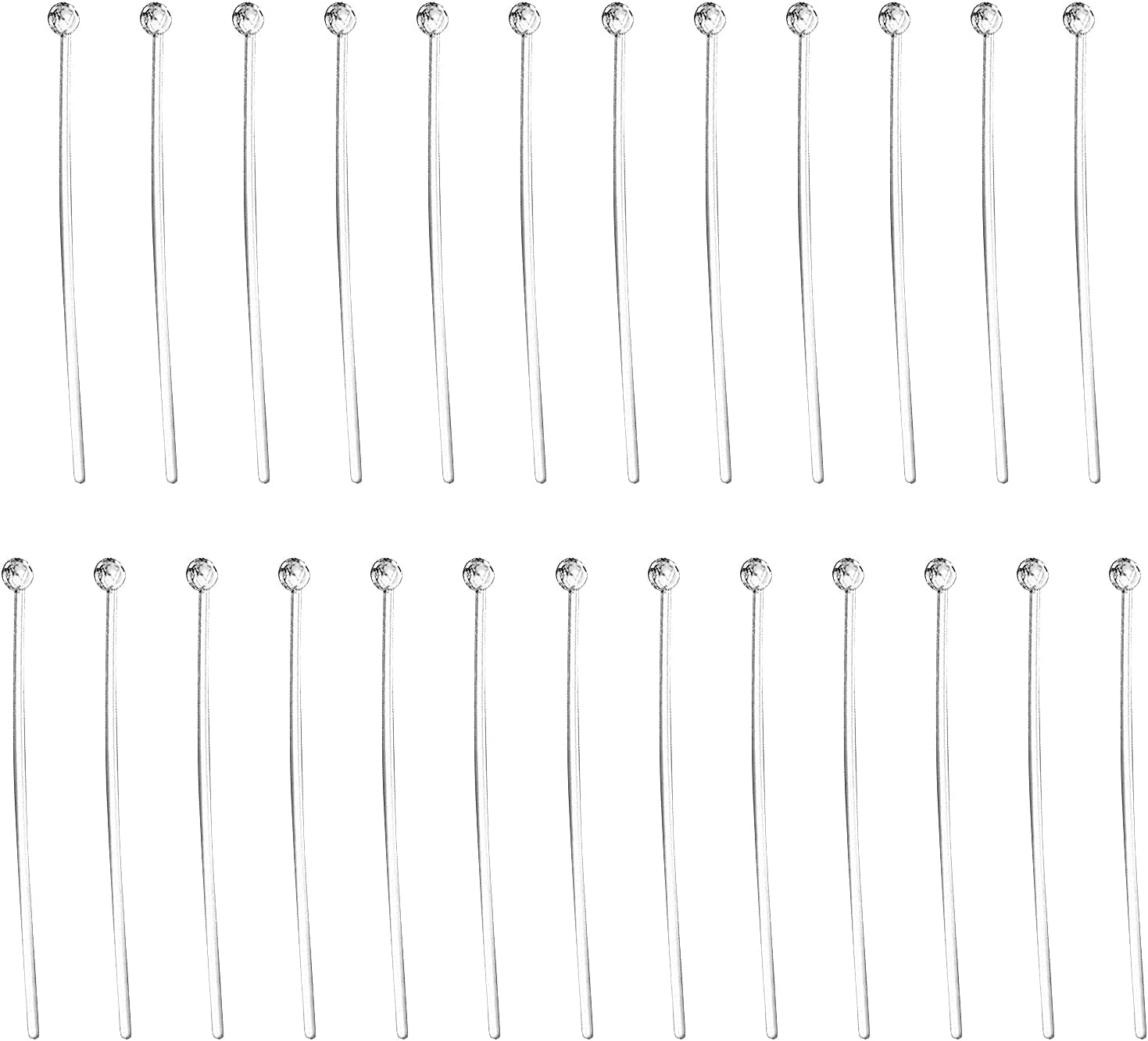 25Pcs Sterling Silver Flat Head Pins 2cm Flat Head Pins - Walmart.com