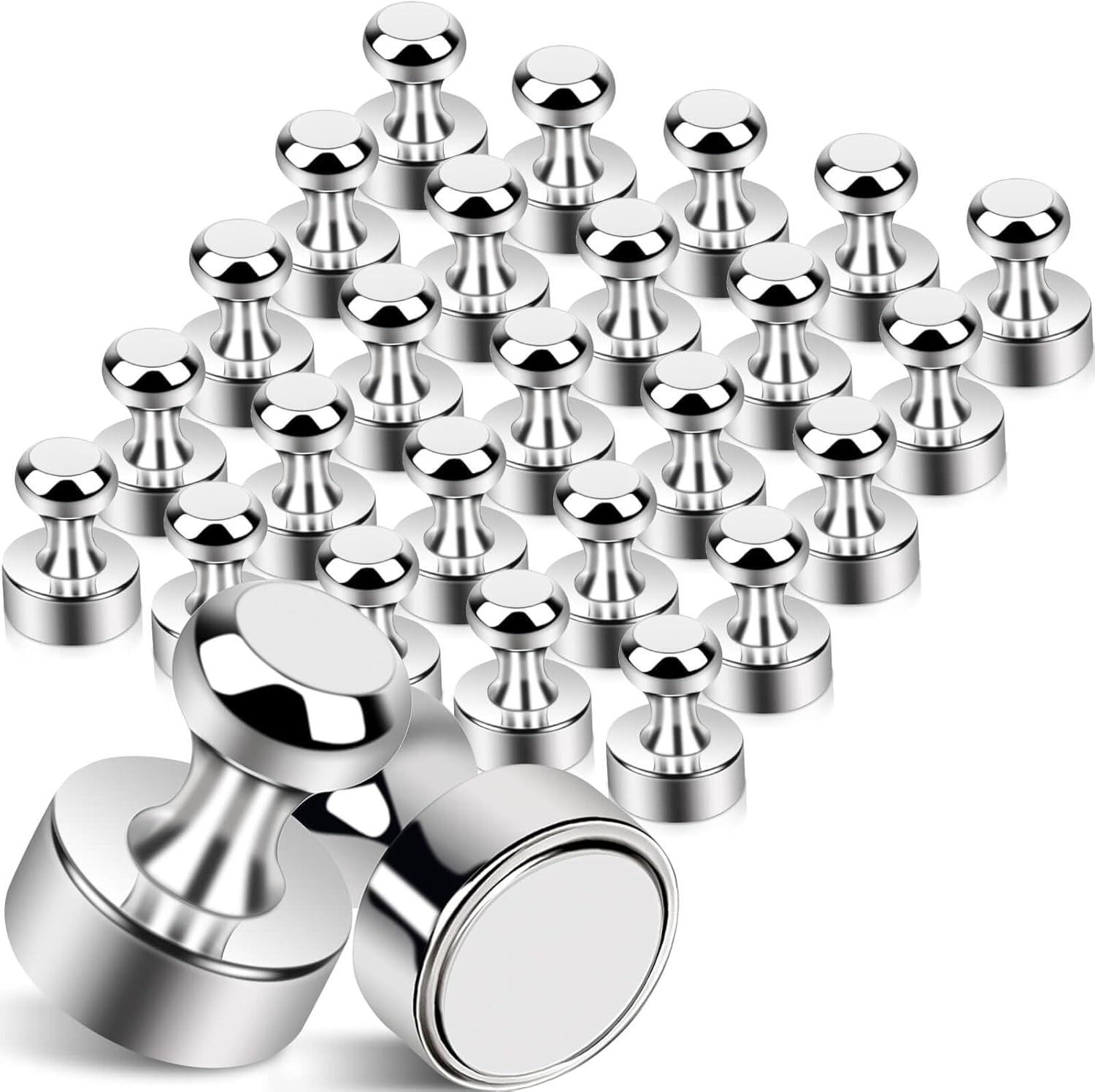 25Pcs Strong Fridge Magnets, Refrigerator Magnets for Whiteboard ...