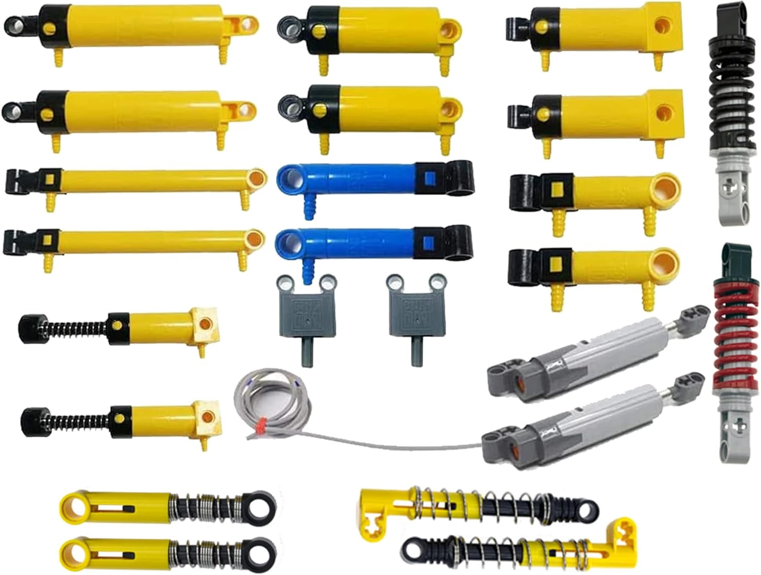 25Pcs Technic Parts Compatible with Lego Bricks, Pneumatic kit Contains ...
