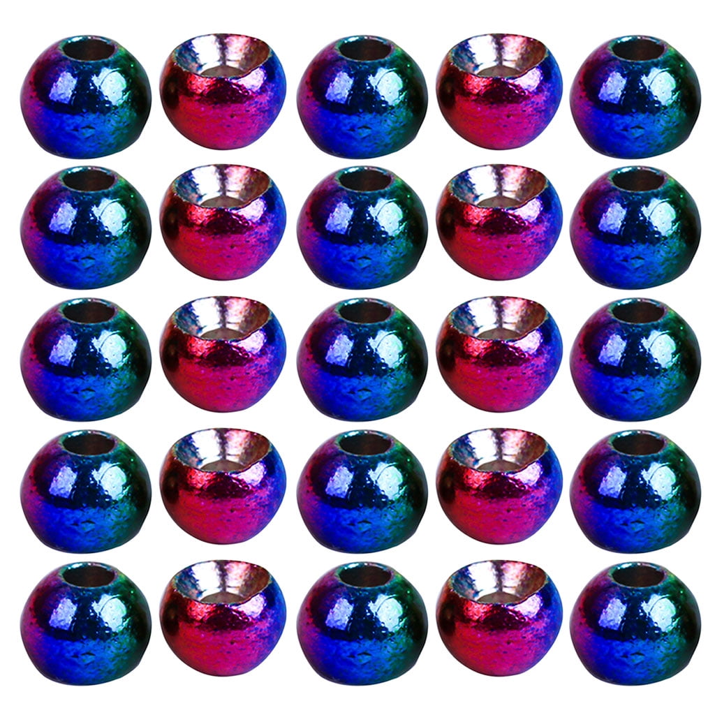 25Pcs Tungsten Bead for Head Eyes Slotted Tungsten Beads Tying Nymph ...