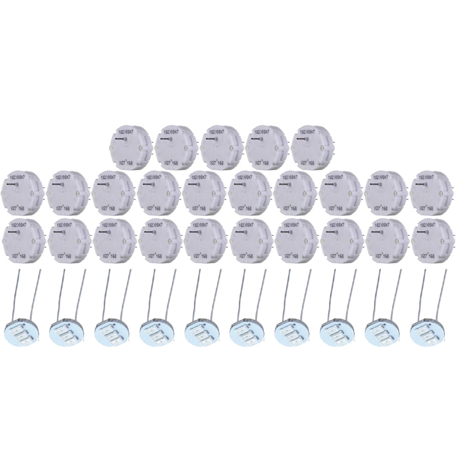 25PcsX27.168 Stepper Motor with 10Pcs White 4.7mm For Mini Light Bulbs ...