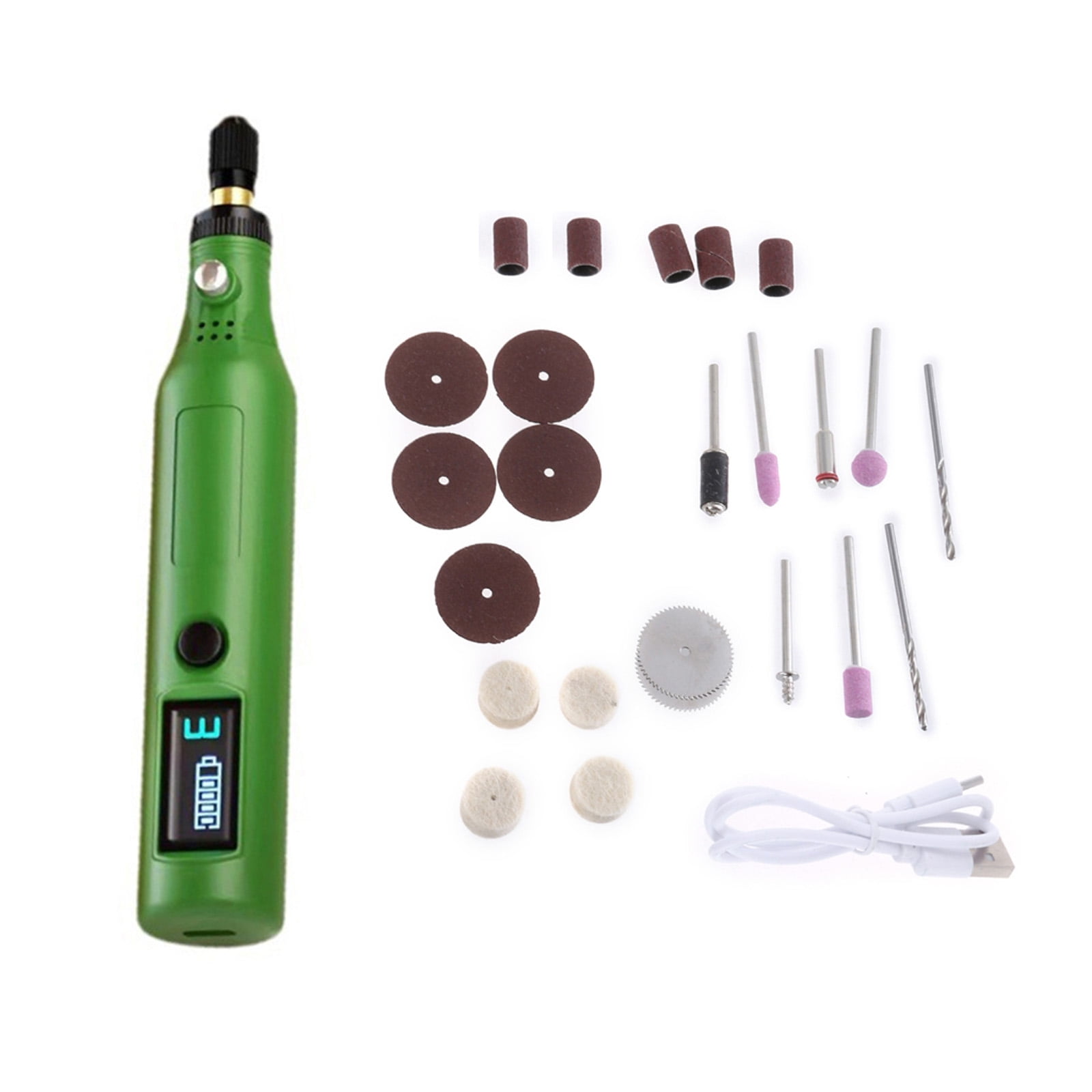 25Piece Handheld Digital Engraver Rotary Toolkit Electric Grinding ...