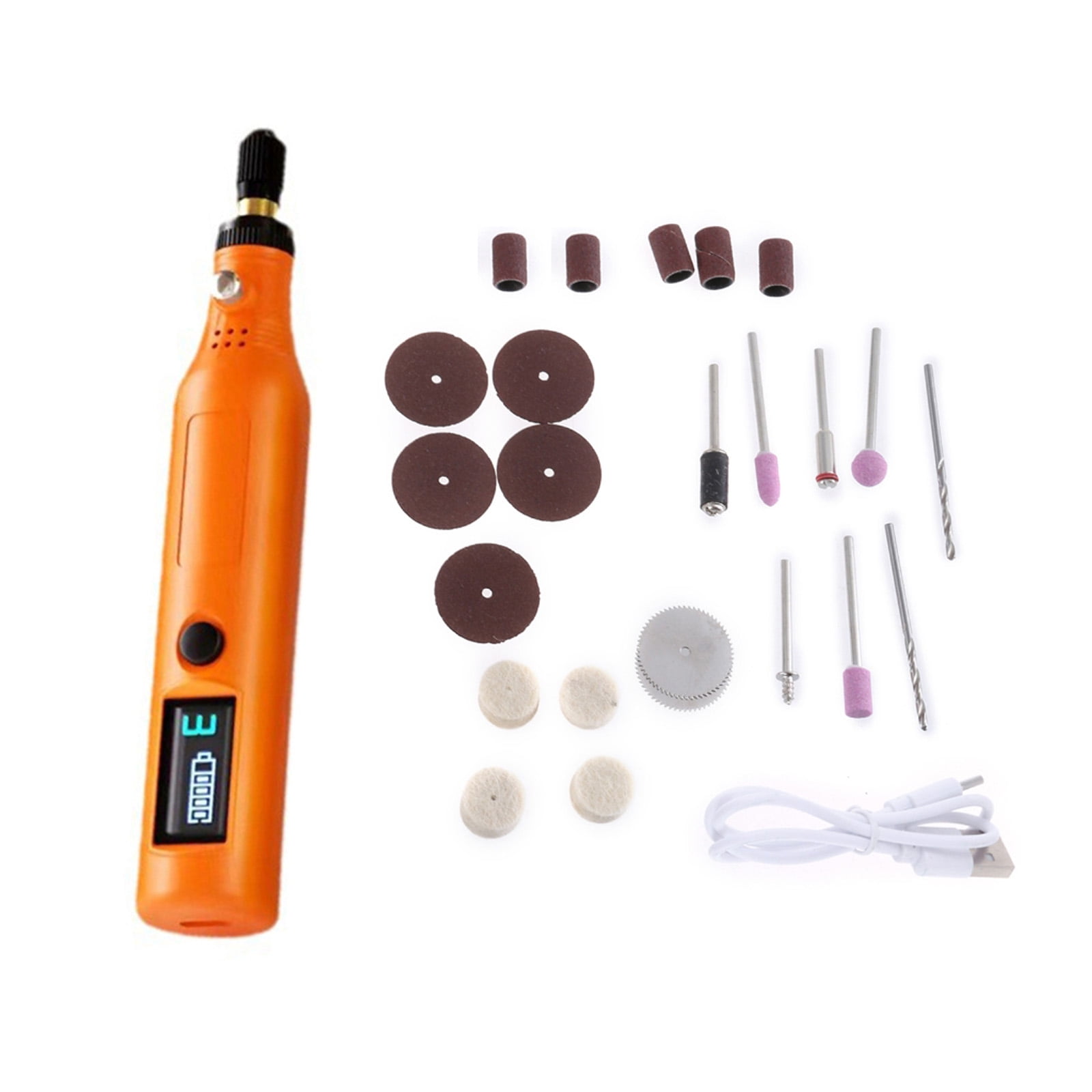 25Piece Handheld Digital Engraver Rotary Toolkit Electric Grinding ...