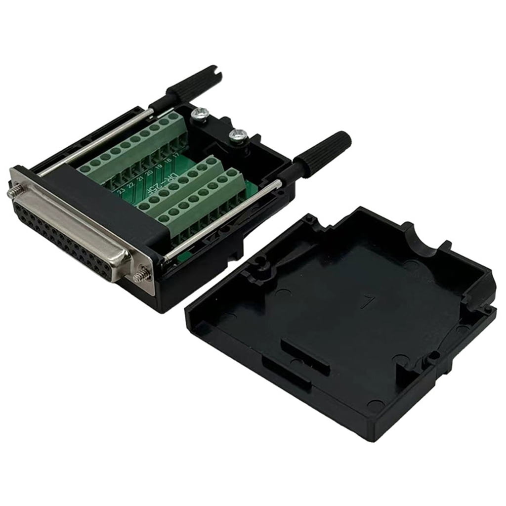 25Pin DB25 Female Board Module Solderless Adapter to Terminal Connector ...