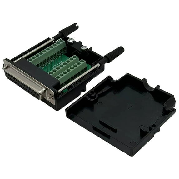 25Pin DB25 Female Board Module Solderless Adapter to Terminal Connector ...