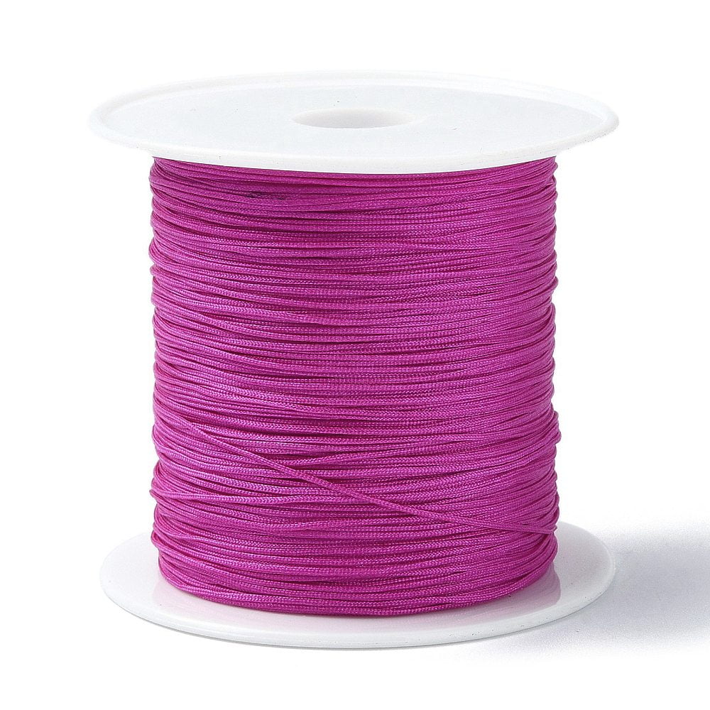 25Roll Nylon Chinese Knot Cord Nylon Jewelry Cord for Jewelry Making ...