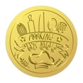 25Sheet Plastic Self Adhesive Gold Foil Embossed Stickers Medal ...