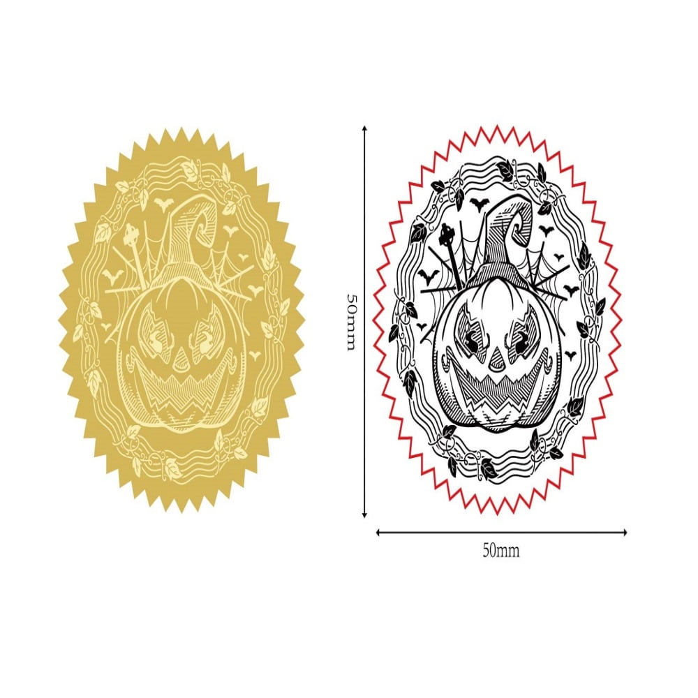 25Sheet Self Adhesive Gold Foil Embossed Stickers Medal Decoration ...