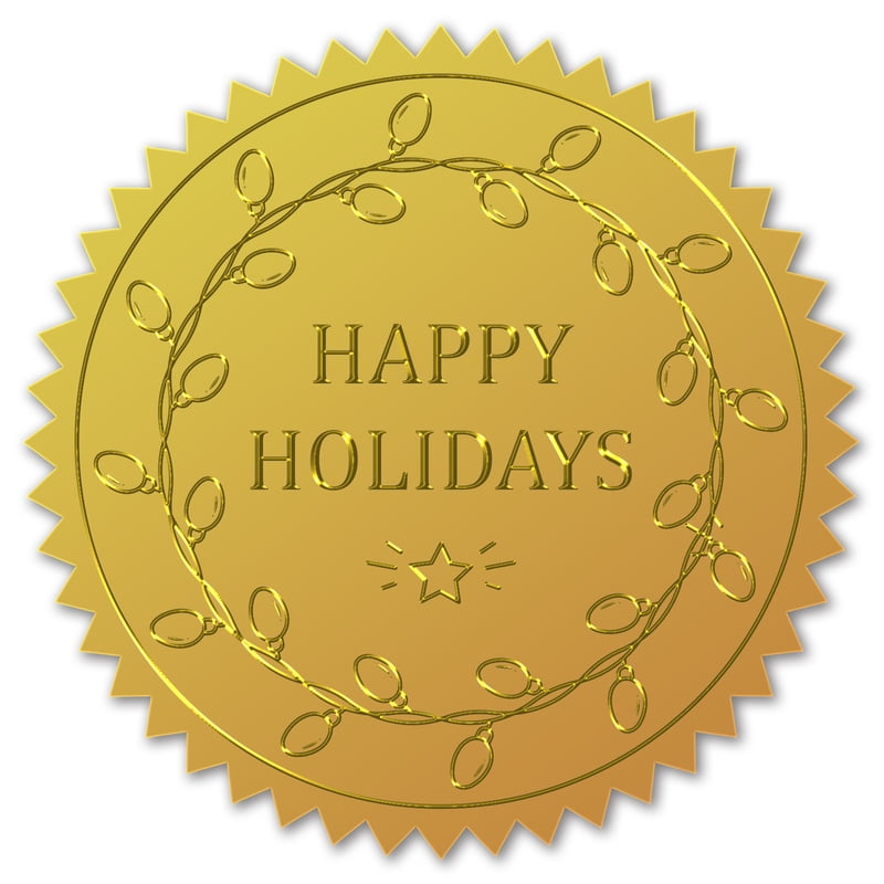 25Sheet Self Adhesive Gold Foil Embossed Stickers Medal Decoration ...