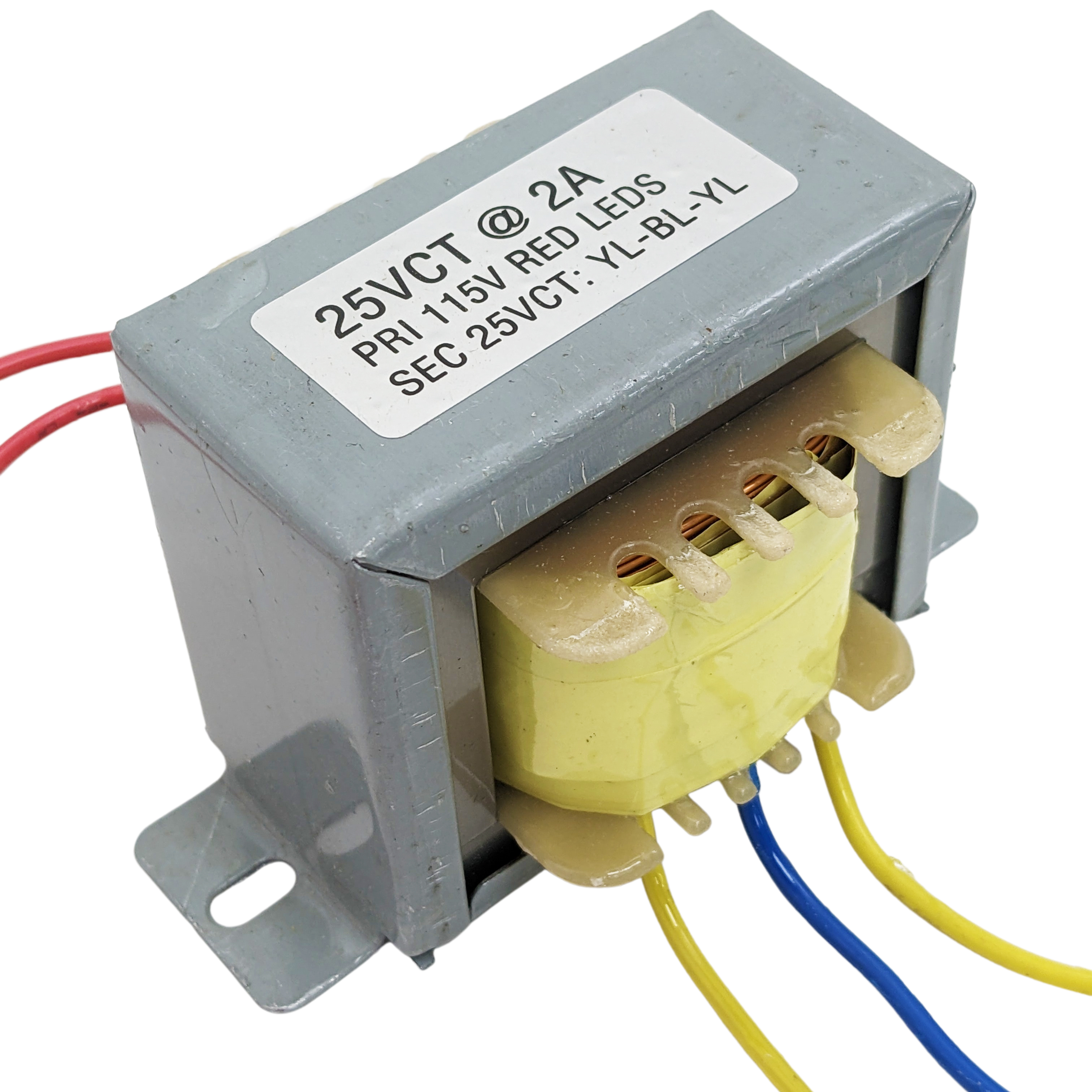 25VCT @ 2A Power Transformer with Wire Leads and Foot Mount - Walmart.com