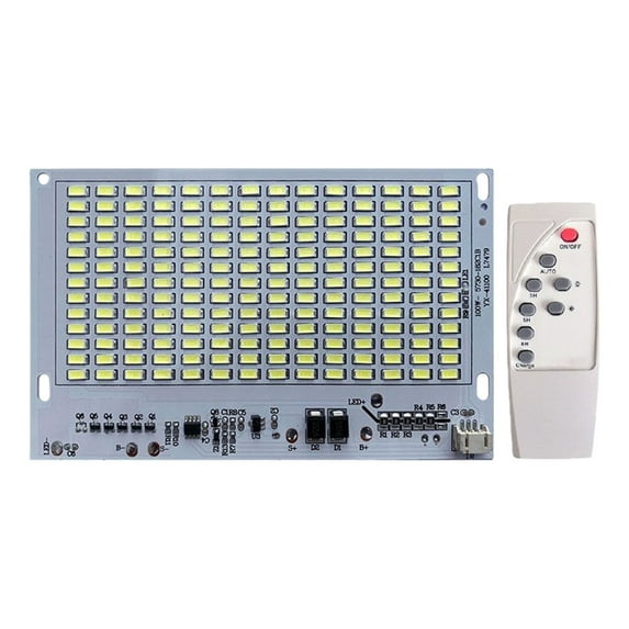 25W/40W/60W/100W/200W Solar LED Light Board Timer Photocell Remote ...