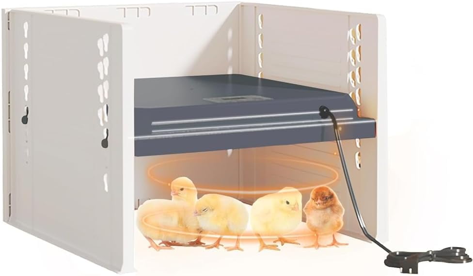 25W Brooder Heater for Chicks,Chicken Brooder Adjustable Temperature ...