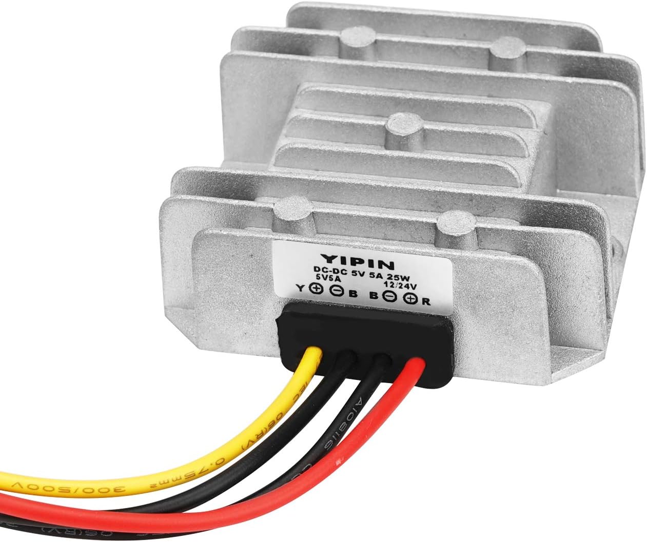 25W DC-DC 12V 24V to 5V 5A Converter Buck Regulator 5 Volts Waterproof ...