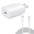 25W Fast Home Charger PD Type-C for Samsung Galaxy A06/A16 5G/A26 5G ...