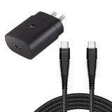 25W Fast Home Charger for OnePlus 11/12/12R/13/13R 5G - 6ft Long USB-C ...