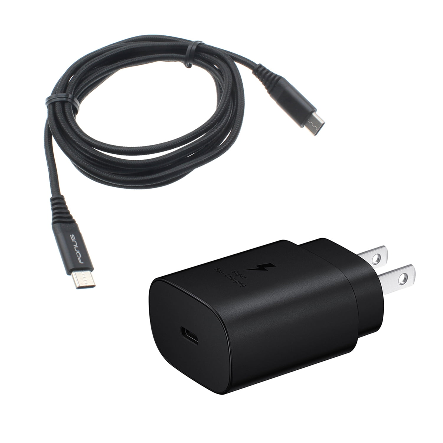 25W Fast Home Charger for TCL TAB 10s 10.1/TABMAX 10.4 - PD Type-C 6ft ...