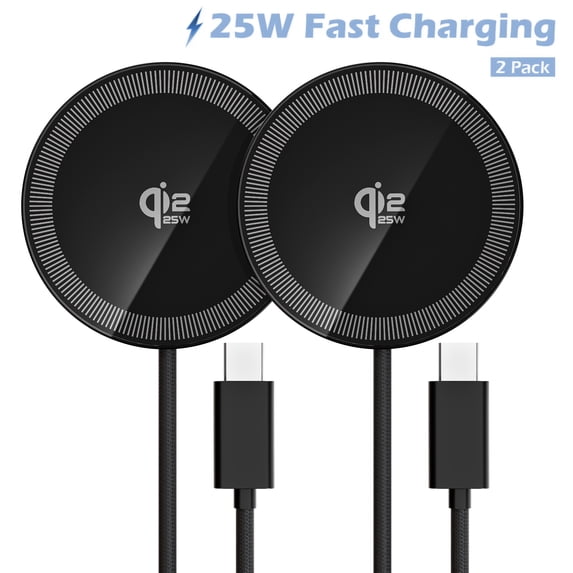 25W Fast Magnetic Wireless Charger, Portable Charging Pad Compatible ...