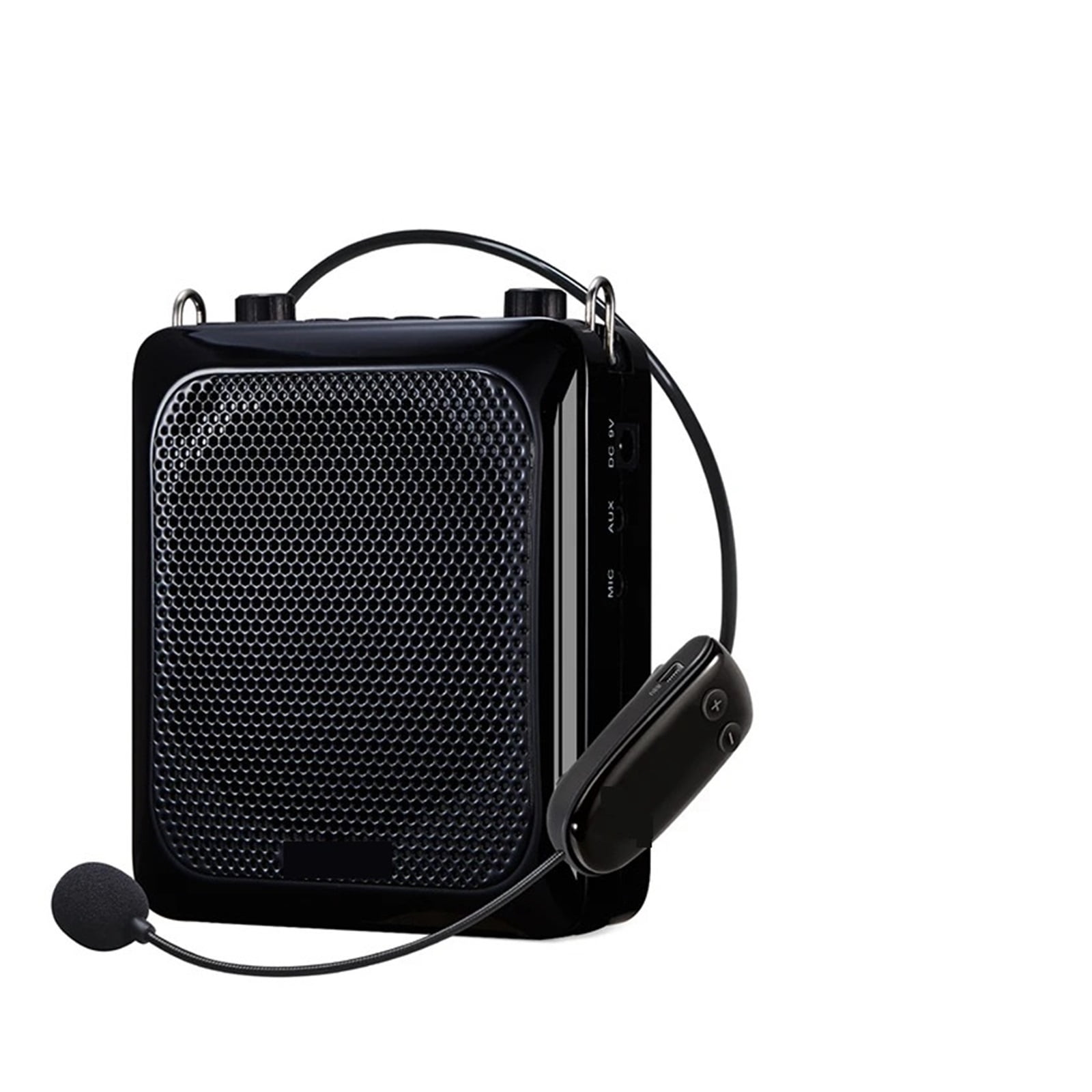 25W Portable Voice Amplifier Mini Audio Speaker With UHF Wireless ...